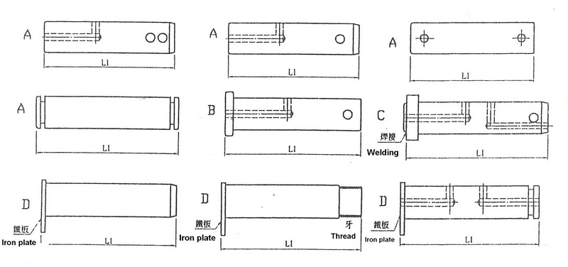 PIN Ember Ekskavator- bagian alat berat